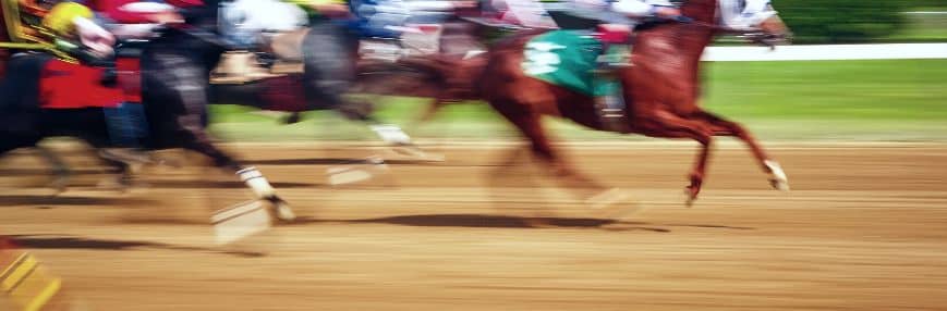 Virtual graphics for world-class horse racing coverage